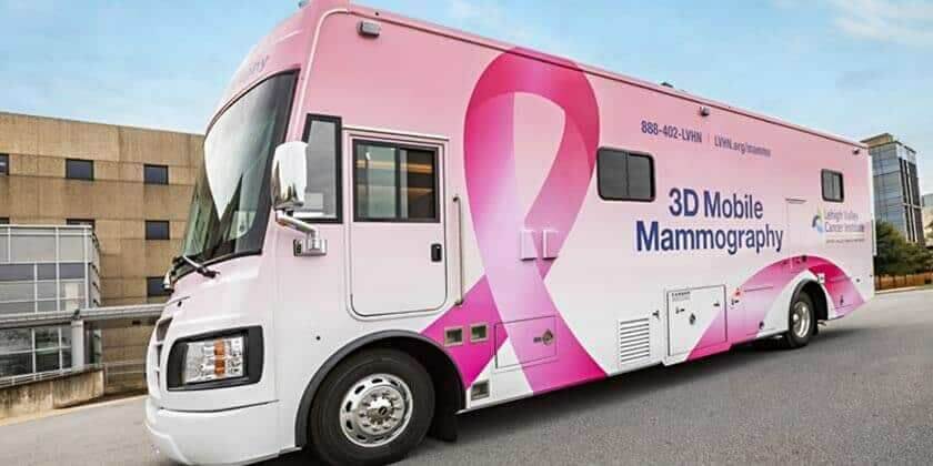 Mobile Breast Cancer Screening Comes to Evergreen Landscaping